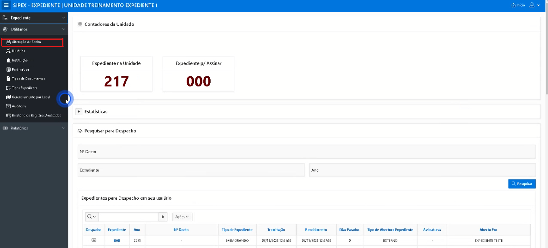 Login e alteração de senha: Login | EaD PSJC