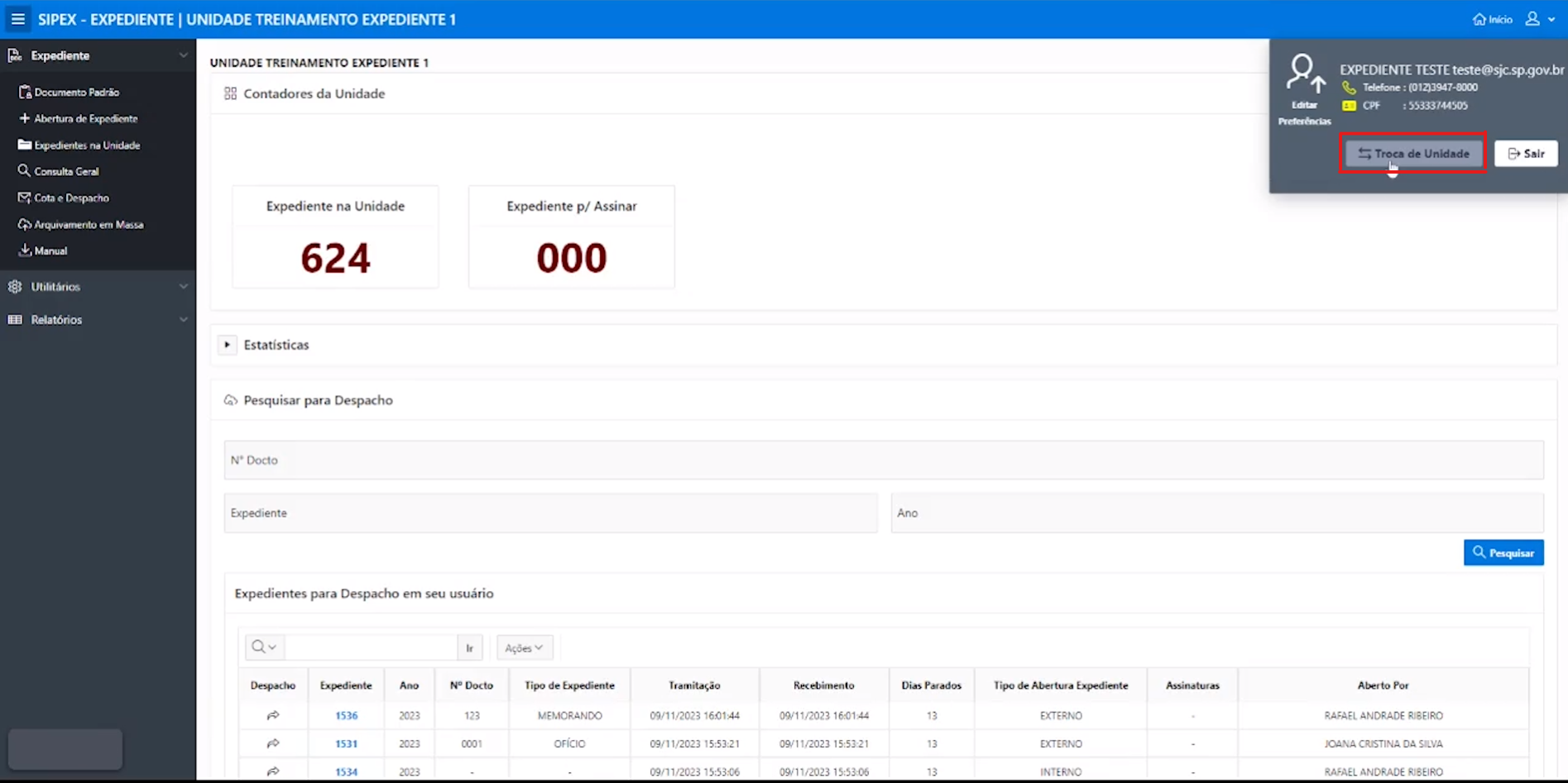 Login e alteração de senha: Login | EaD PSJC